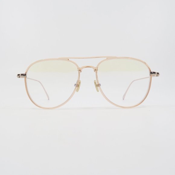 Tom Ford | Accessories | Tom Ford Tf 5666b 74 New Light Brown Aviator ...